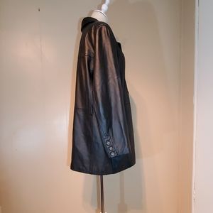 Colebrook | Jackets & Coats | Colebrook Co Black Leather Coat | Poshmark
